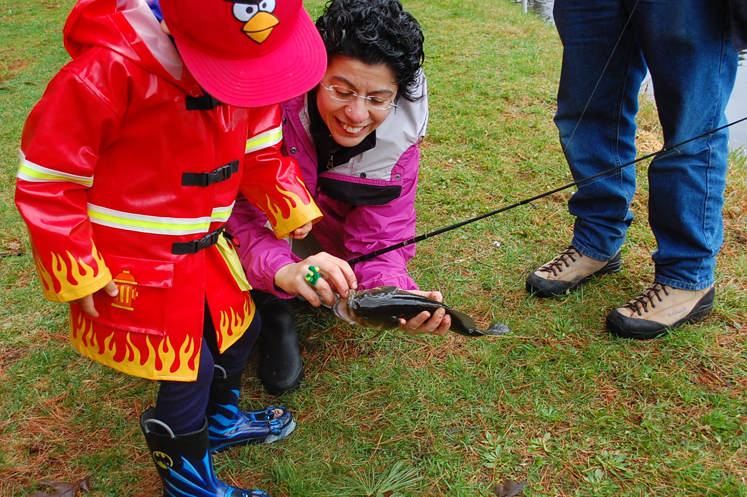 Family Fishing Day was a chilly success!